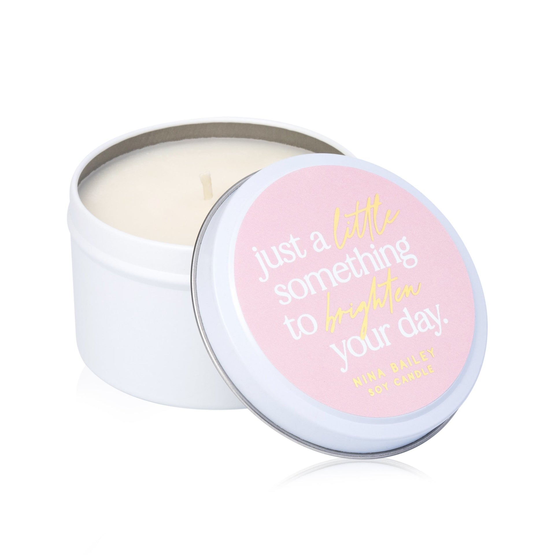 Just A Little Something - Quote Soy Candle – Nina Bailey
