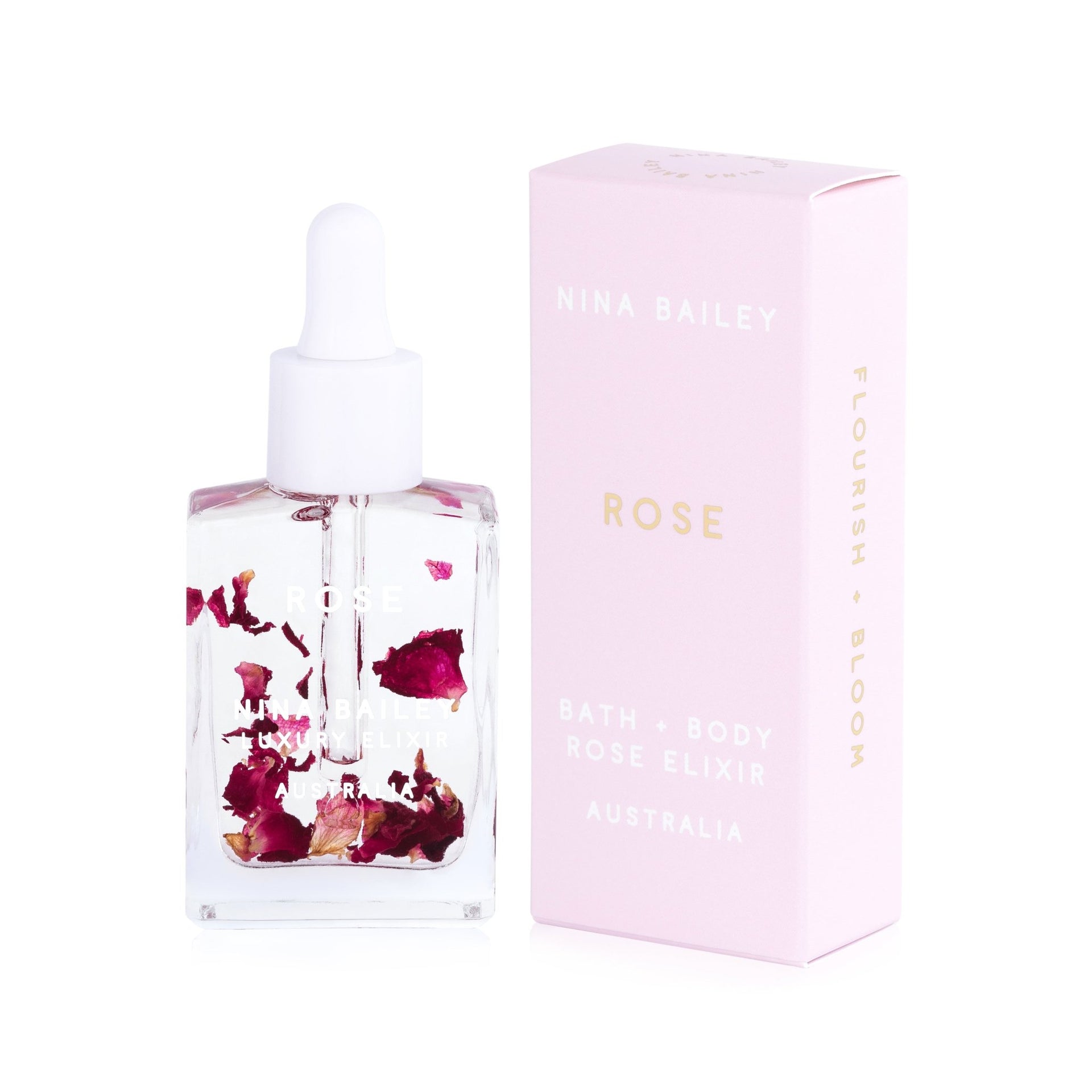Rose Bath & Body Elixir Mini – Nina Bailey
